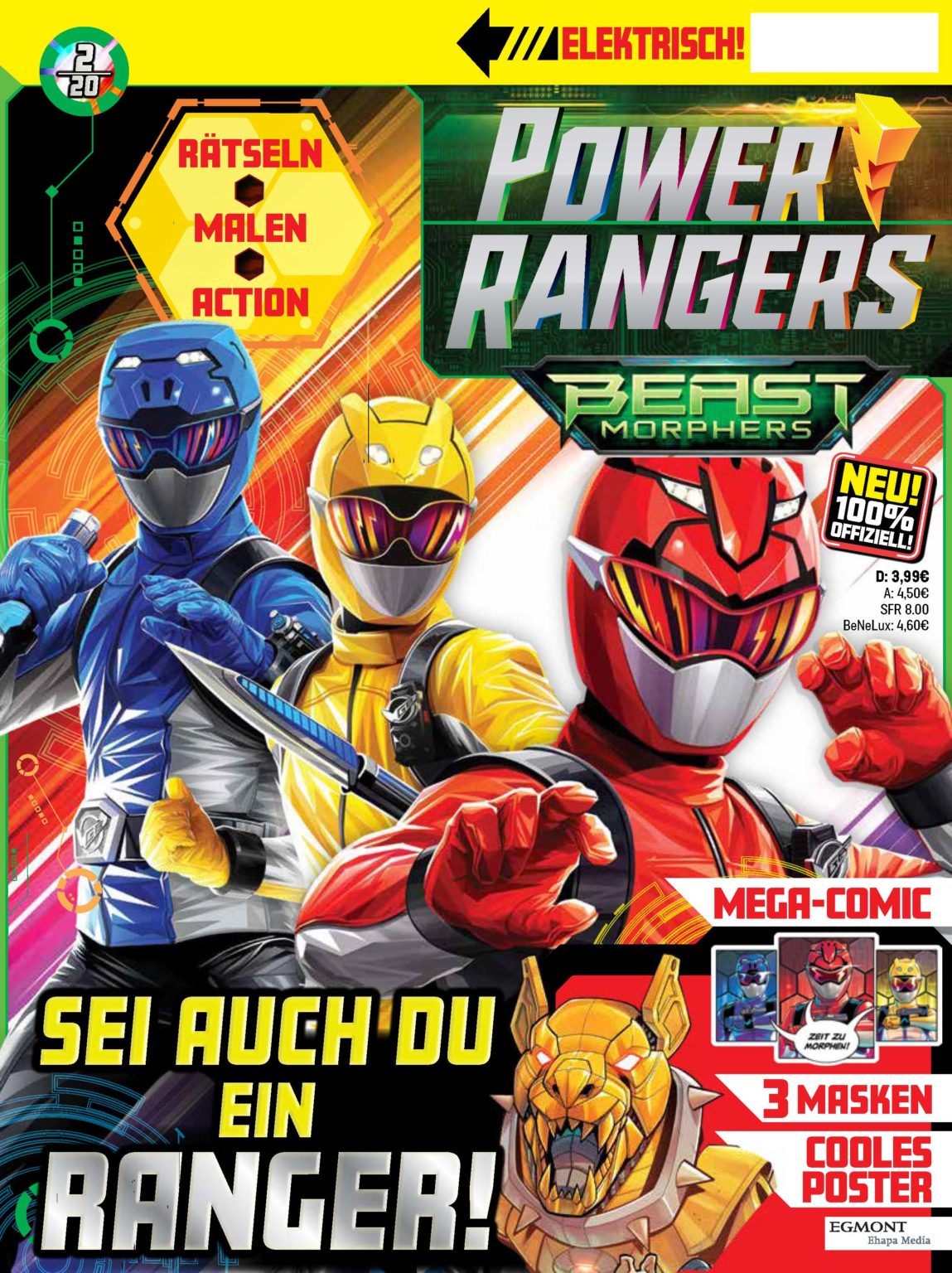 Die Power Rangers Beast Morphers erhalten ihr offizielles Magazin ...